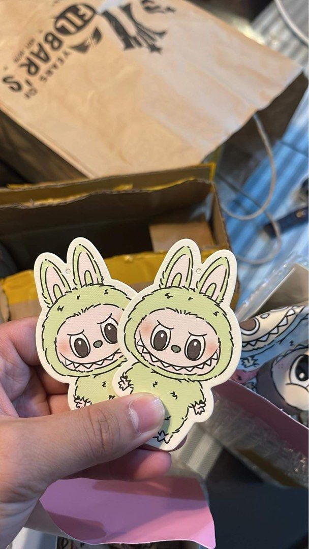 Popmart Green Grape Labubu Exciting Macaron, Hobbies & Toys, Toys ...