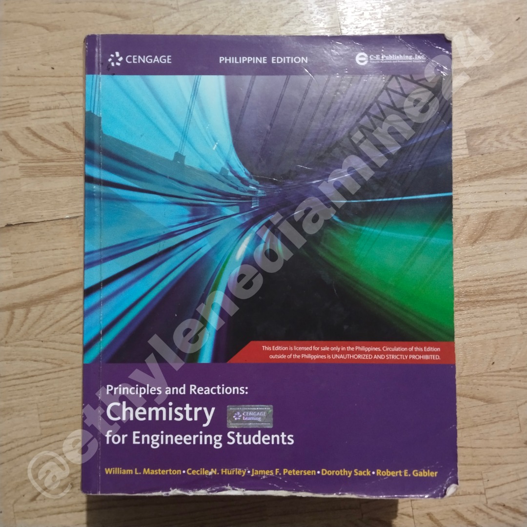Principles and Reactions: Chemistry for Engineering Students, Hobbies & Toys, Books & Magazines ...