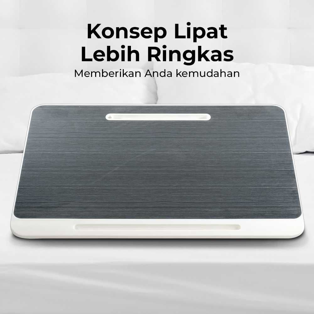 Ready Ya! Meja Lipat Laptop Belajar Foldable Bed Table Adjustable - DC ...