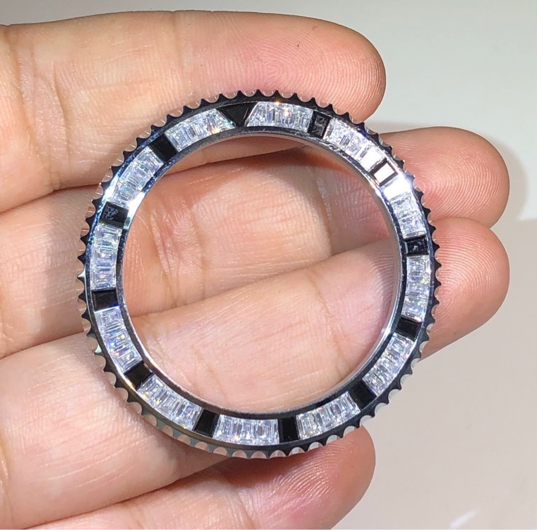 Rolex Custom Bezel For 116610 114060, Luxury, Watches on Carousell