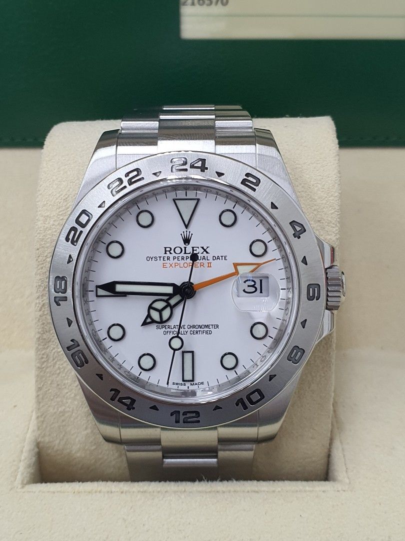Rolex Explorer ii 216570 Polar, Luxury, Watches on Carousell