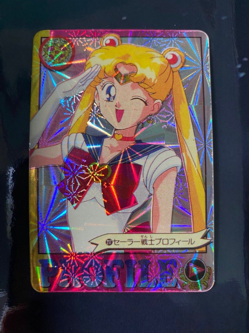 Sailor Moon Kartu Bandai Hologram 1995 (very rare) vintage, Toys ...
