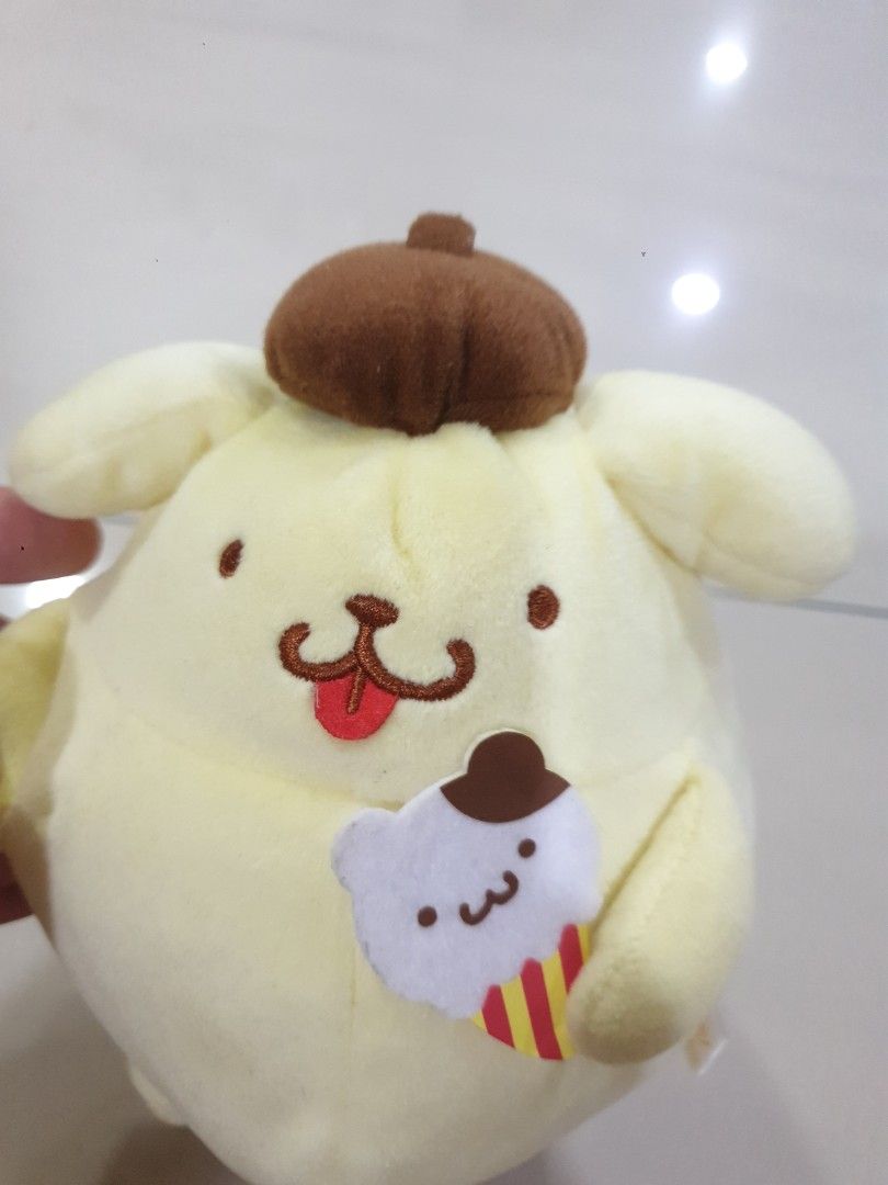 Sanrio Pompompurin plush toy, Hobbies & Toys, Toys & Games on Carousell