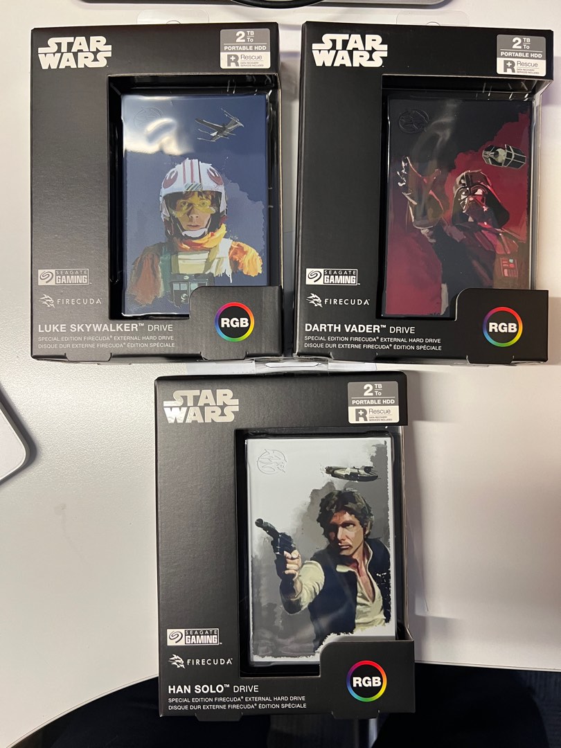 Seagate 2TB Firecuda Portable HDD (Star Wars Limited Edition ...