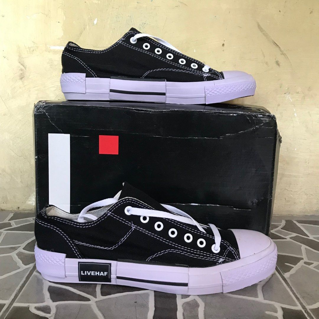 Sepatu Livehaf Dallas Vulcan, Fesyen Pria, Sepatu , Sneakers di Carousell