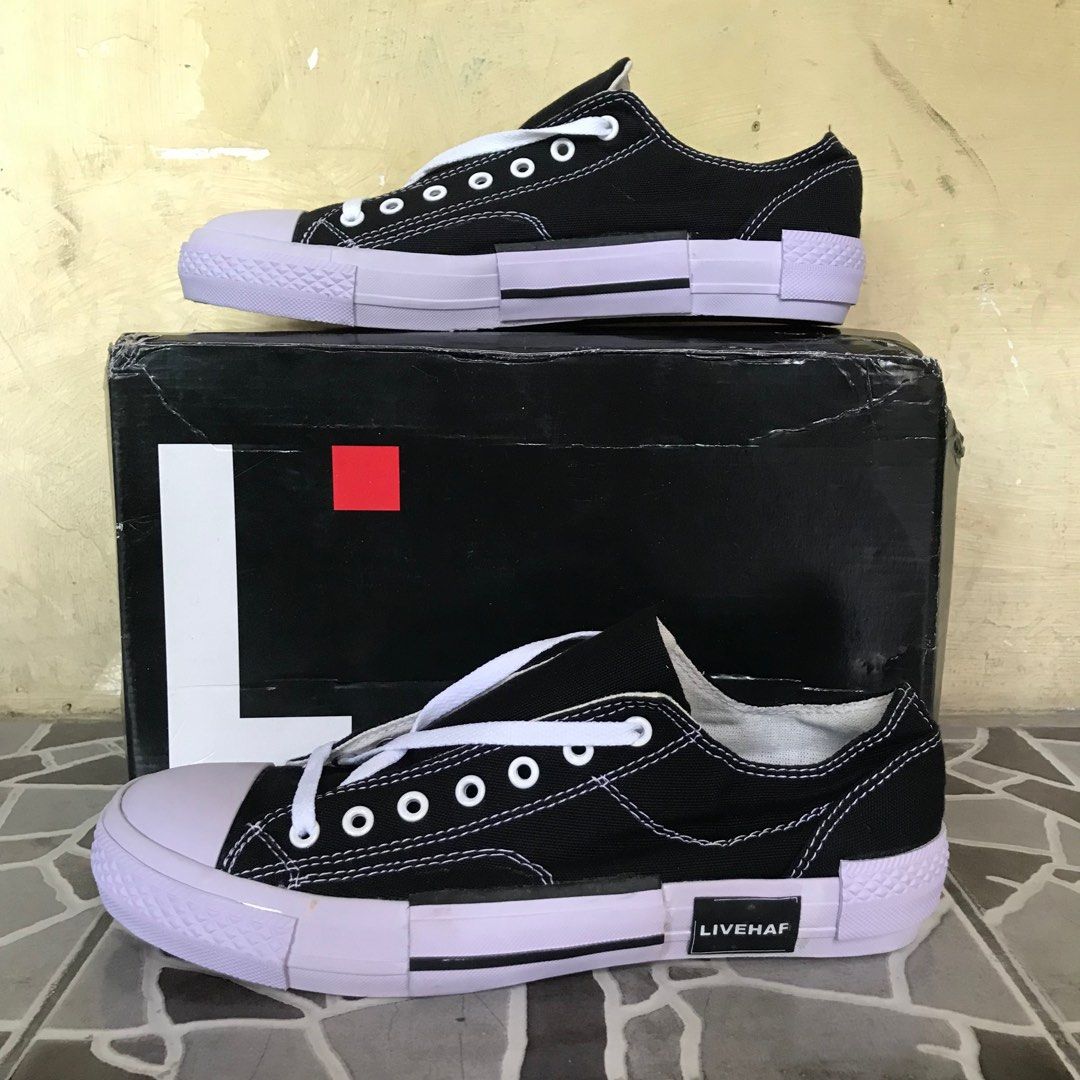 Sepatu Livehaf Dallas Vulcan, Fesyen Pria, Sepatu , Sneakers di Carousell