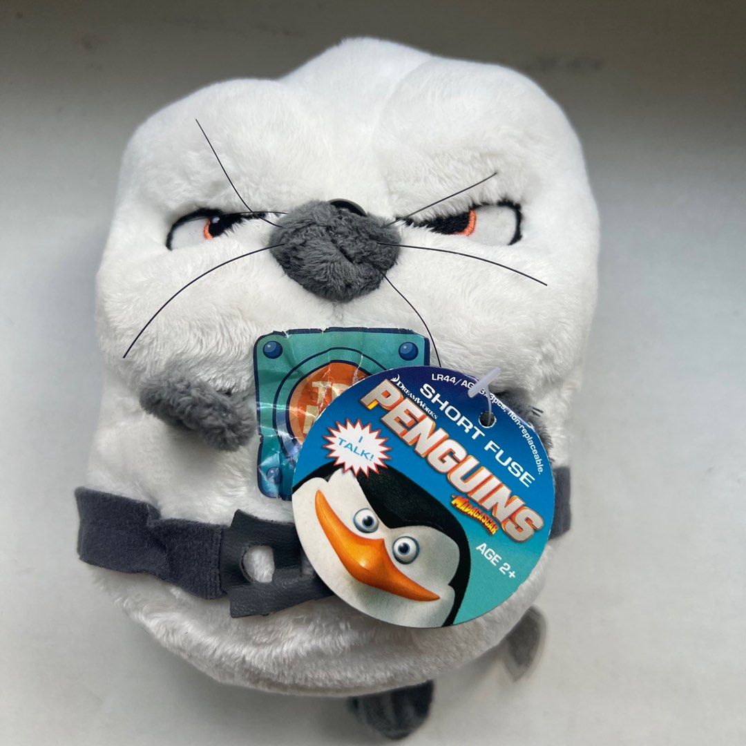 Short Fuse Plush - Penguins of Madagascar, Hobbies & Toys, Toys & Games ...