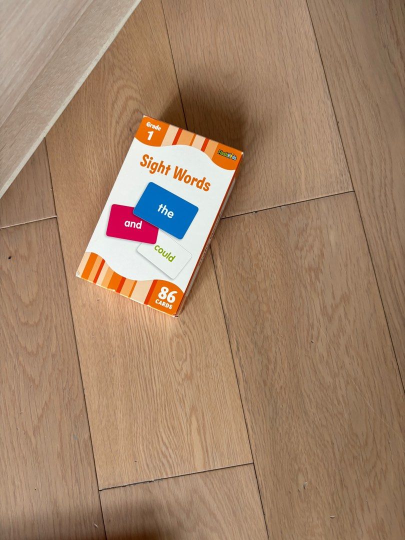 Sight word flash card, 興趣及遊戲, 書本 & 文具, 教科書 - Carousell