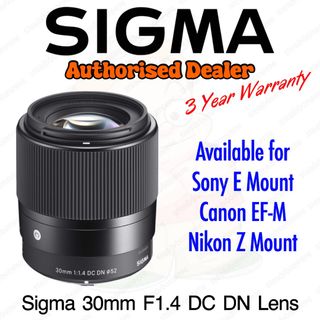 Sigma 16mm f1.4 DC DN lens for m43/mft cameras, Photography, Lens ...