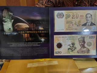 $50 Singapore x Brunei 50 years Commemorative Notes, Hobbies & Toys ...
