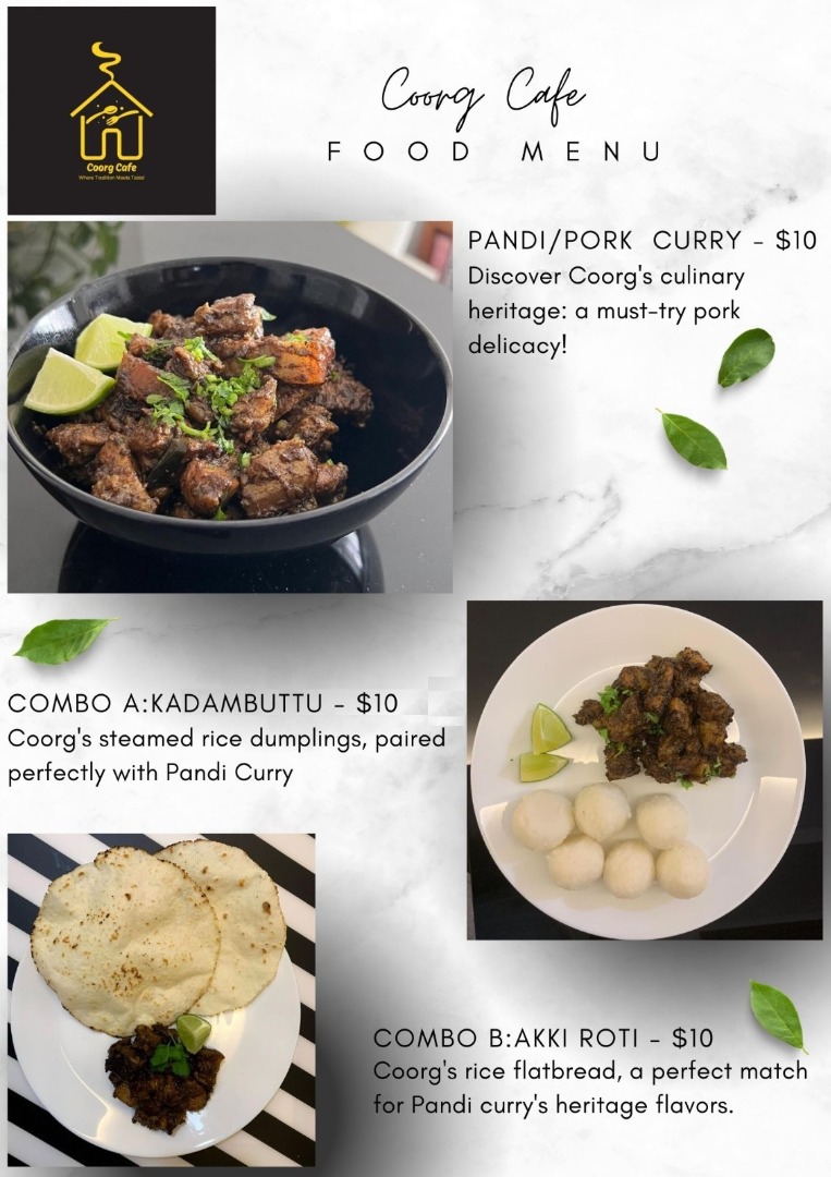 Traditional Coorg Cuisine! Bringing the authentic flavors of Coorg to ...