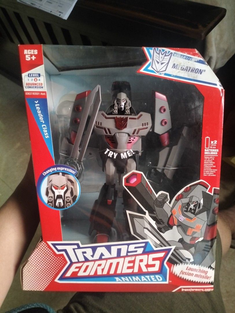 TRANSFORMERS ANIMATED MEGATRON, Hobbies & Toys, Toys & Games on Carousell