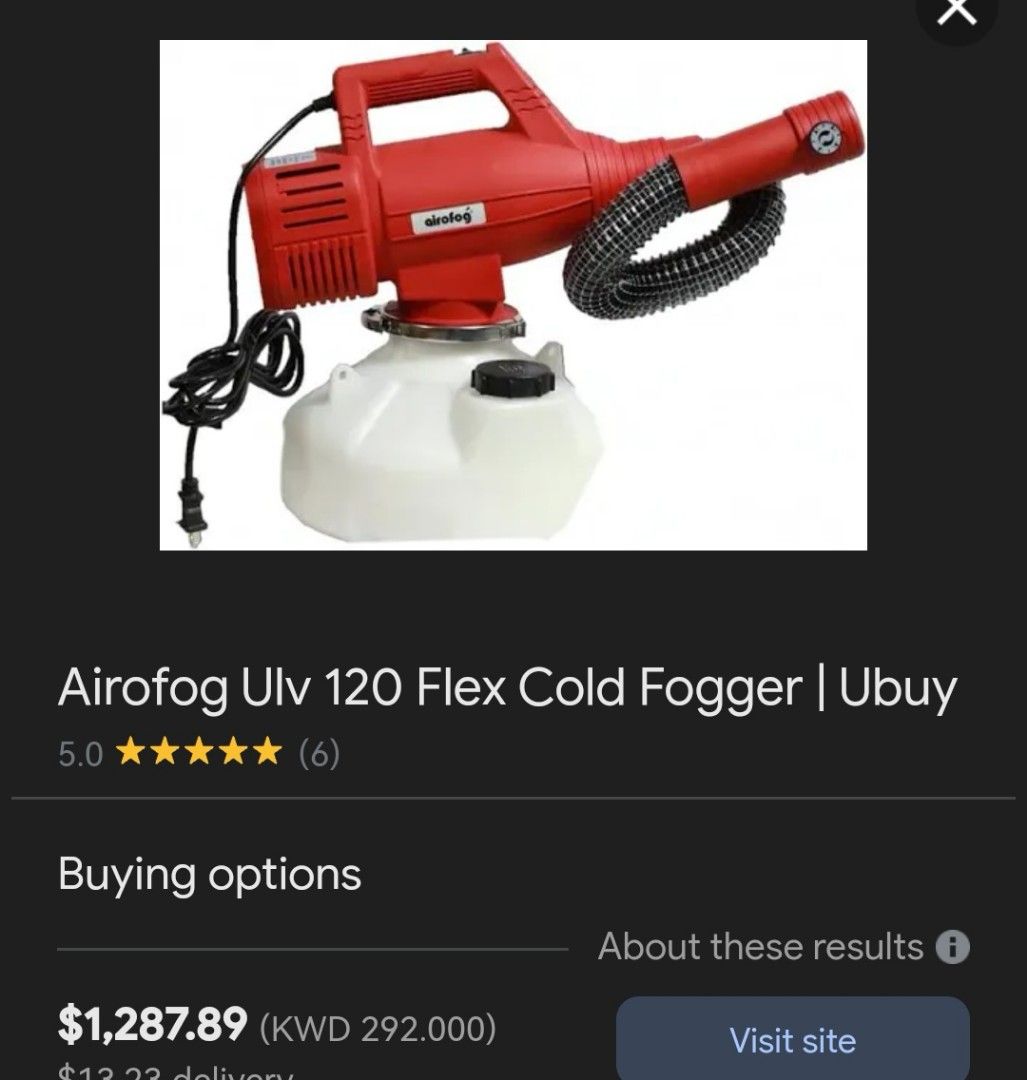 Ulv fogger AGROFOG., Hobbies & Toys, Stationery & Craft, Craft Supplies ...