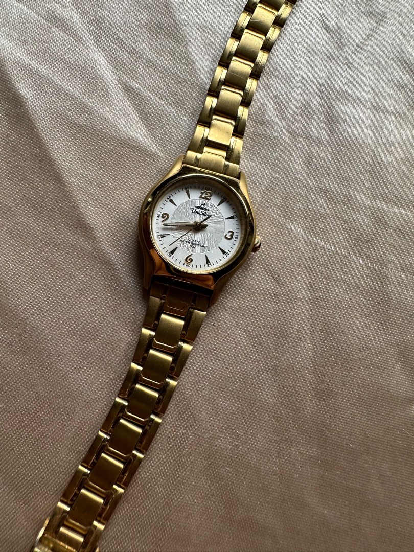 Unisilver Gold Watch, Women's Fashion, Watches & Accessories, Watches ...