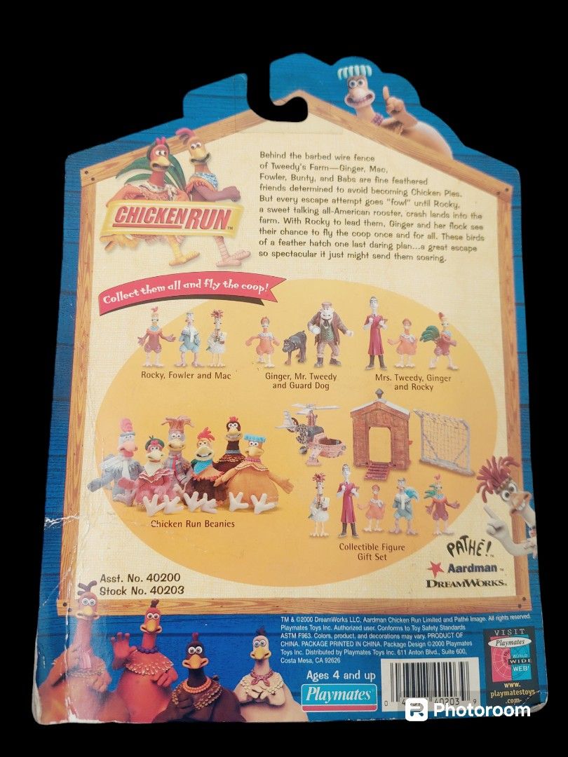 Vintage Chicken Run Figure, Hobbies & Toys, Toys & Games on Carousell