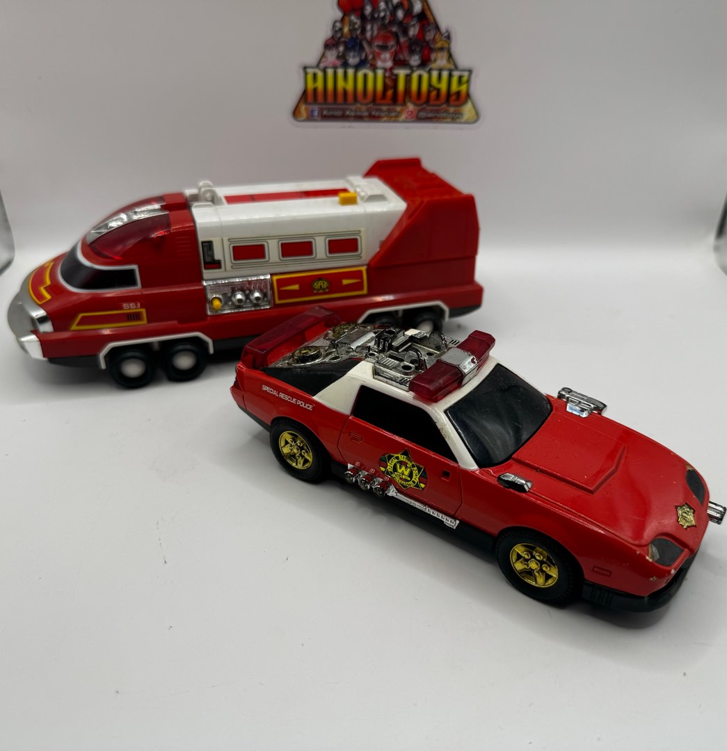 Vintage Dx chogokin solbrain windspector and solid statue-1 bandai 1990 ...