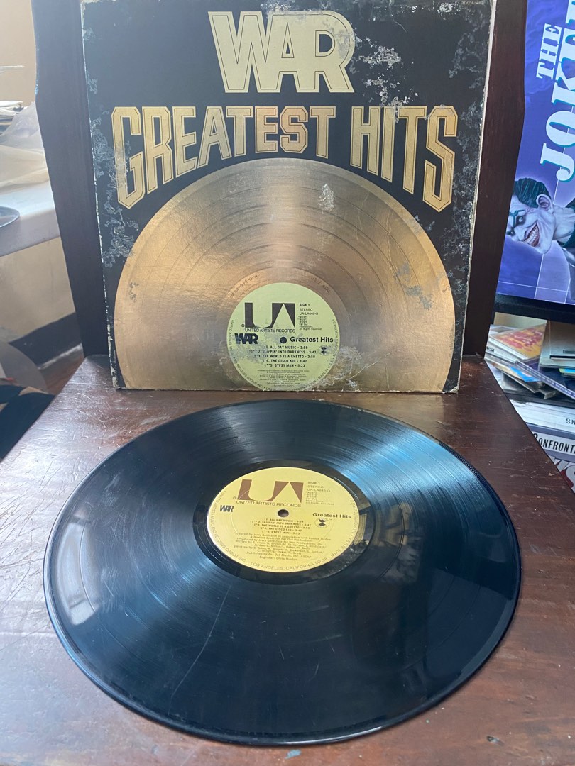 WAR - GREATEST HITS - Original Music Album Vinyl Plaka LP 12 ...