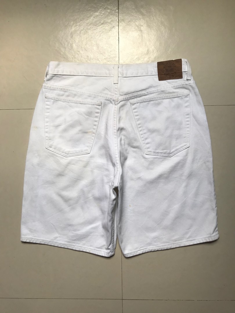 WHITE JORTS, Men's Fashion, Bottoms, Shorts on Carousell