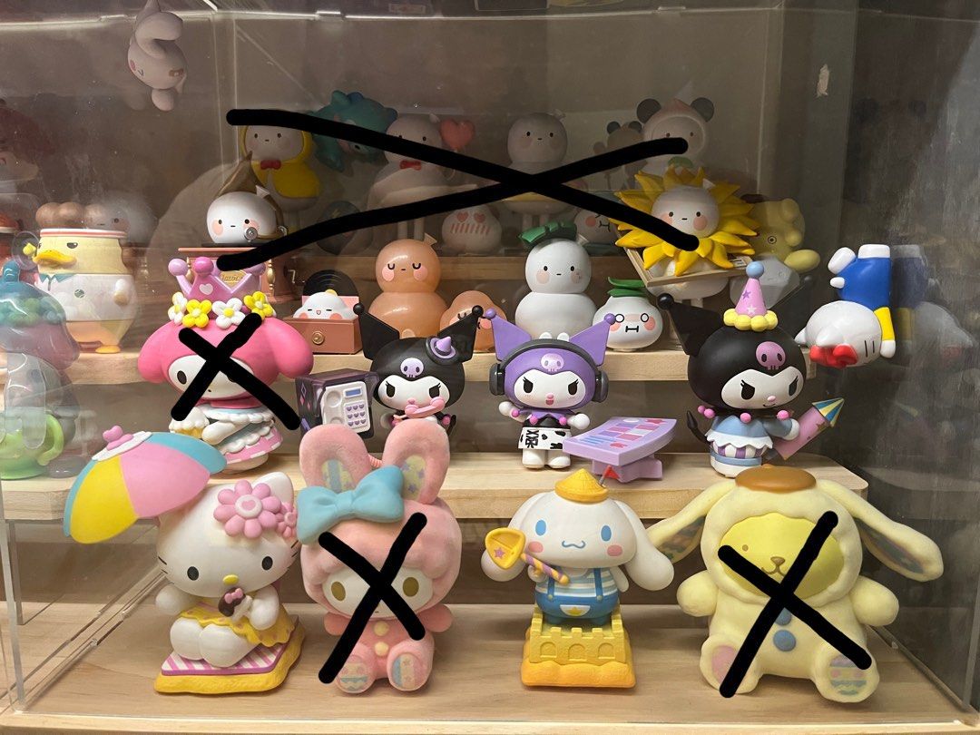 WTS POP MART MINISO DIMOO DUCKOO HIRONO SKULLPANDA SWEET BEAN CRYBABY ...