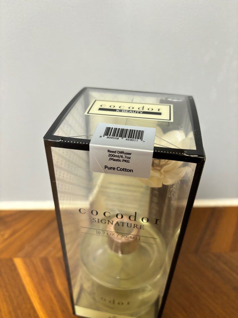 100% NEW + Made in Korea COCODOR Signat Reed Diffuser 200ml/ 全新+韓國製造 COCODOR 經典擴香瓶 白標 藤條香薰, 傢俬 ...