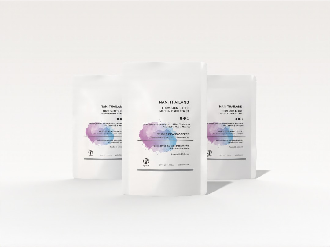 100% Single Origin Robusta Coffee Beans (Medium Dark Roast) - 1 kg ...