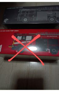 Tiny HK 1/64 Scania Pump Ladder Singapore SCDF, Hobbies & Toys, Toys ...