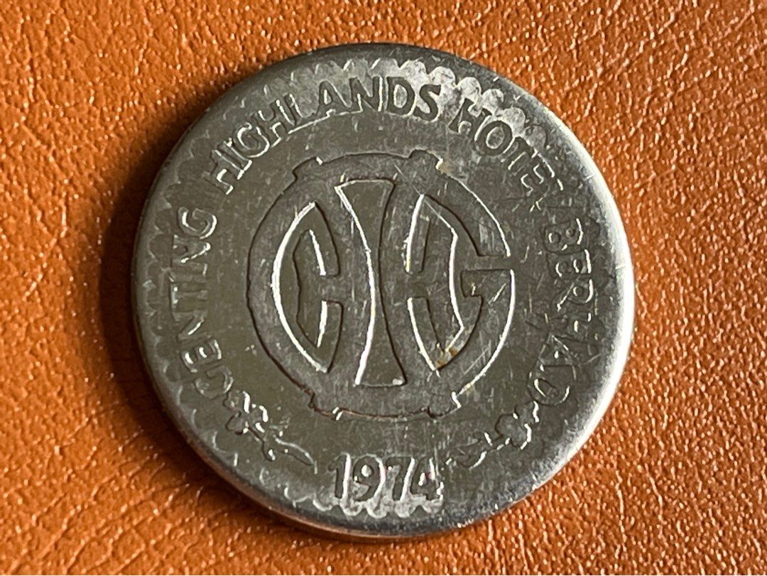 1974 Malaysia Genting Highland 50 Sen Token, Hobbies & Toys ...
