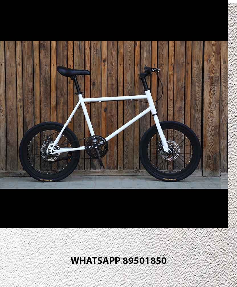 20 Inch 1 Speed [White] MINI VELO Bicycles | Fixie Bike | Lightweight ...