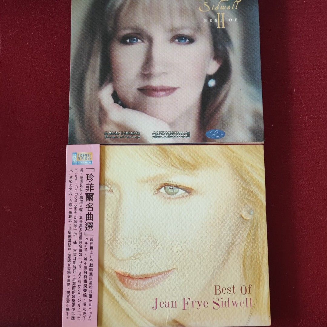 95％new 爵士美聲 發燒靚聲 Best Of Jean Frye Sidwell (Vol.1 + Vol.2) 共 2CDs ...
