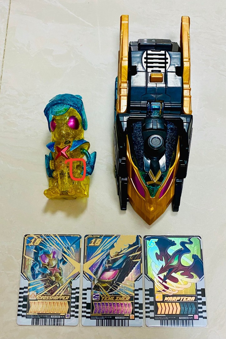 幪面超人 Gotchard~DX Cross Hopper 欠件 & Ten Liner Set 連咭 (二手日版), 興趣及遊戲, 玩具 ...