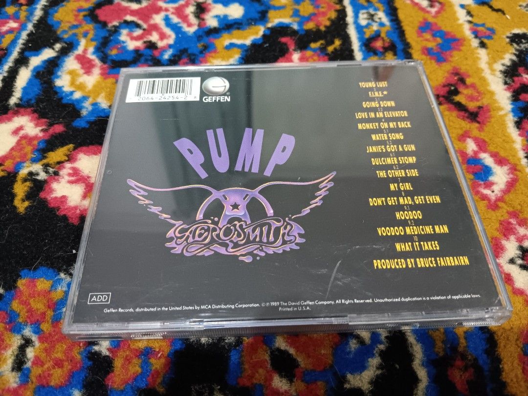 AEROSMITH PUMP CD, Hobbies & Toys, Music & Media, CDs & DVDs on Carousell