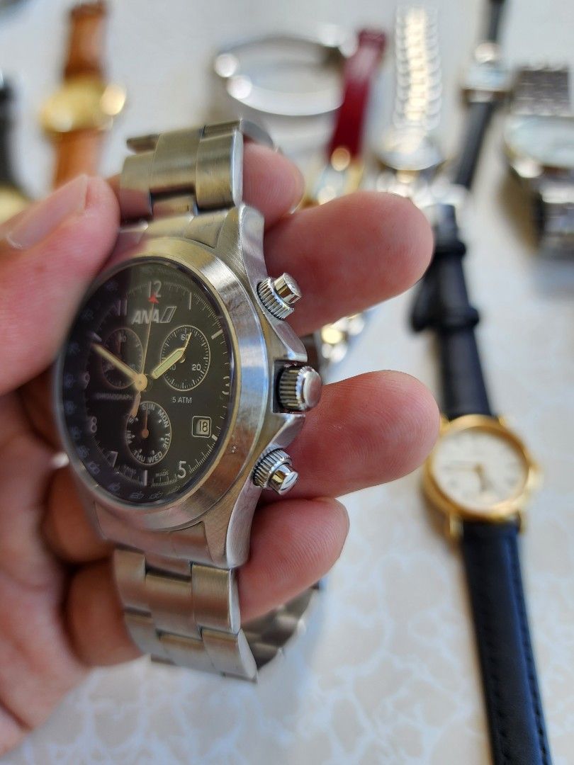 Ana Chronograph Swiss Made Men Watch, Men's Fashion, Watches ...