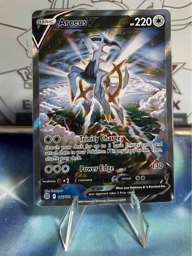 Arceus V Alt Art Brilliant Stars Pokemon, Hobbies & Toys, Toys & Games ...