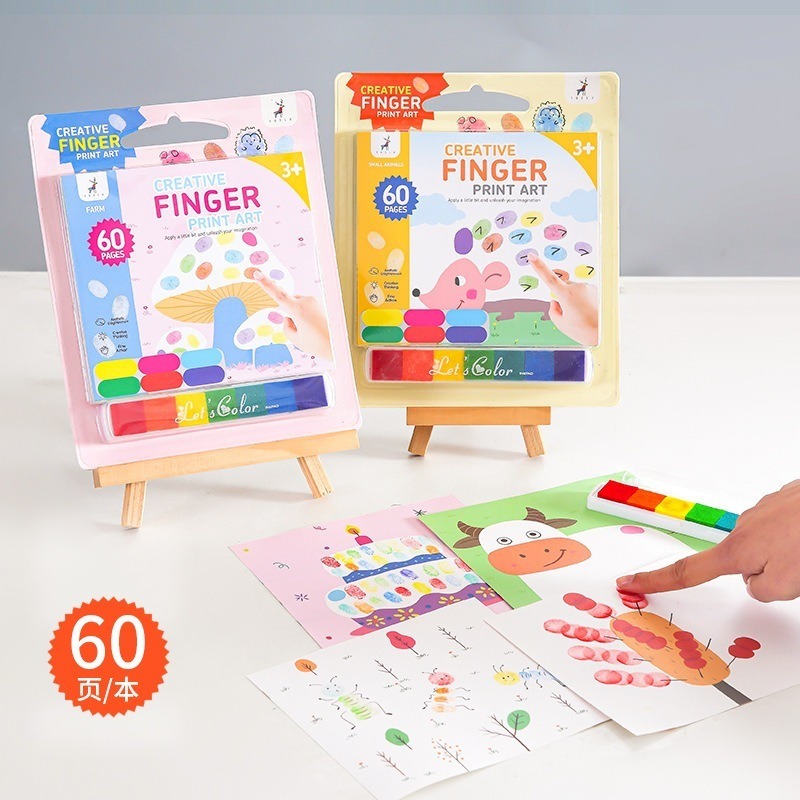 Art And Craft Creative Finger Painting Set Colouring Set Goodie Bag ...