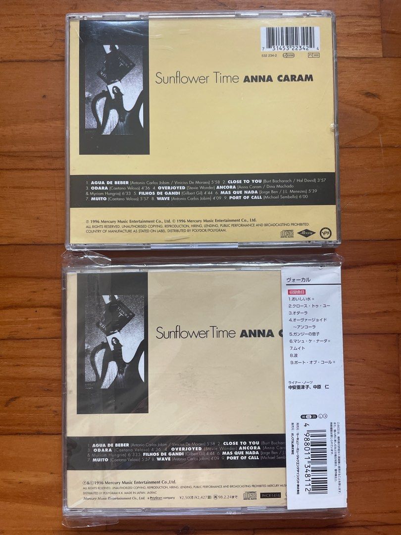 Audiophile Anna Caram Sunflower Time CD, Hobbies & Toys, Music & Media ...