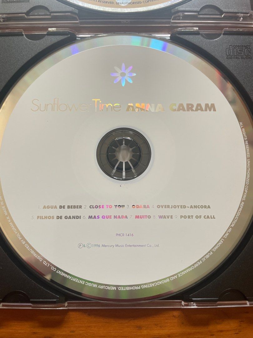 Audiophile Anna Caram Sunflower Time CD, Hobbies & Toys, Music & Media ...
