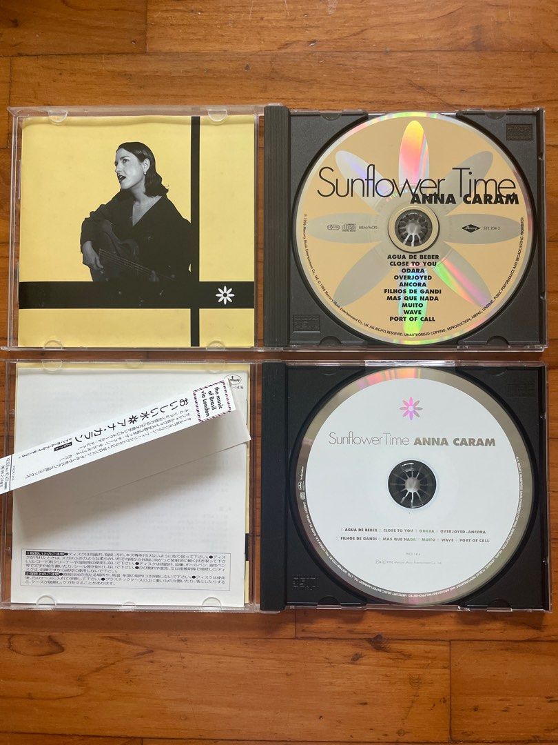 Audiophile Anna Caram Sunflower Time CD, Hobbies & Toys, Music & Media, CDs & DVDs on Carousell