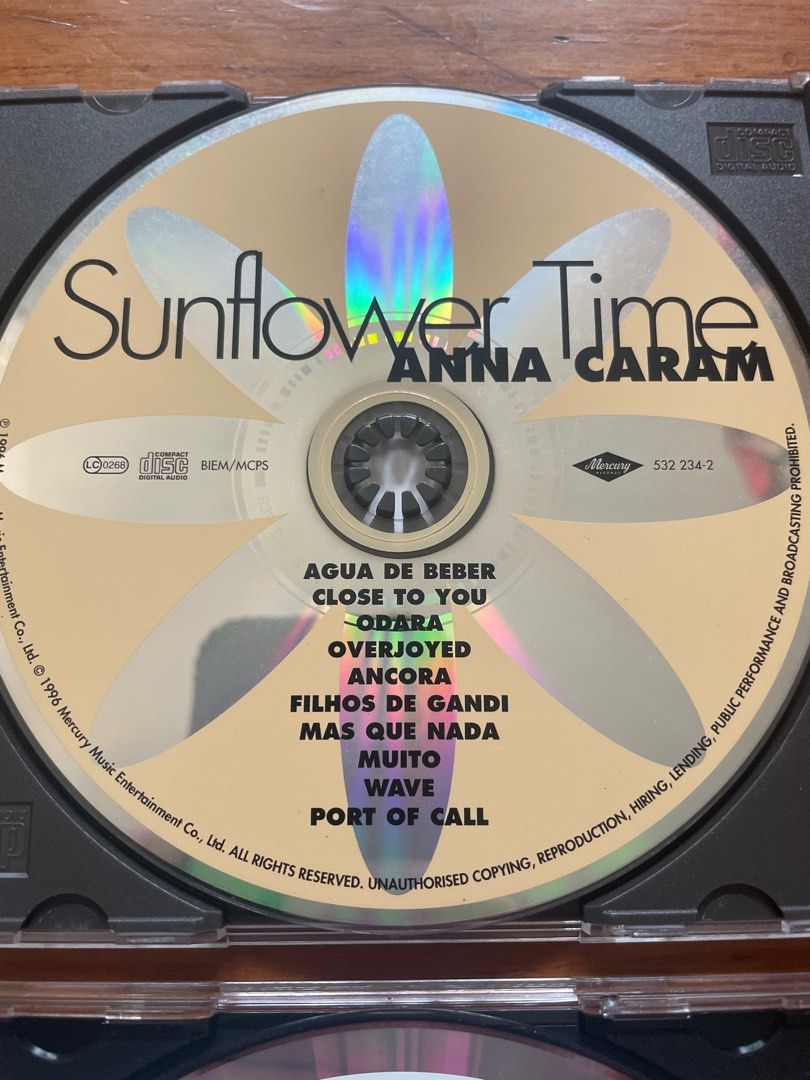 Audiophile Anna Caram Sunflower Time CD, Hobbies & Toys, Music & Media, CDs & DVDs on Carousell