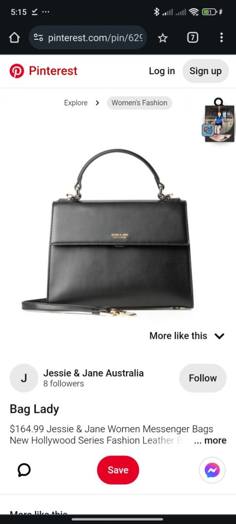 Authentic Jessie & Jane and Menard Shirayuri Bag and Lindy 25, Luxury ...