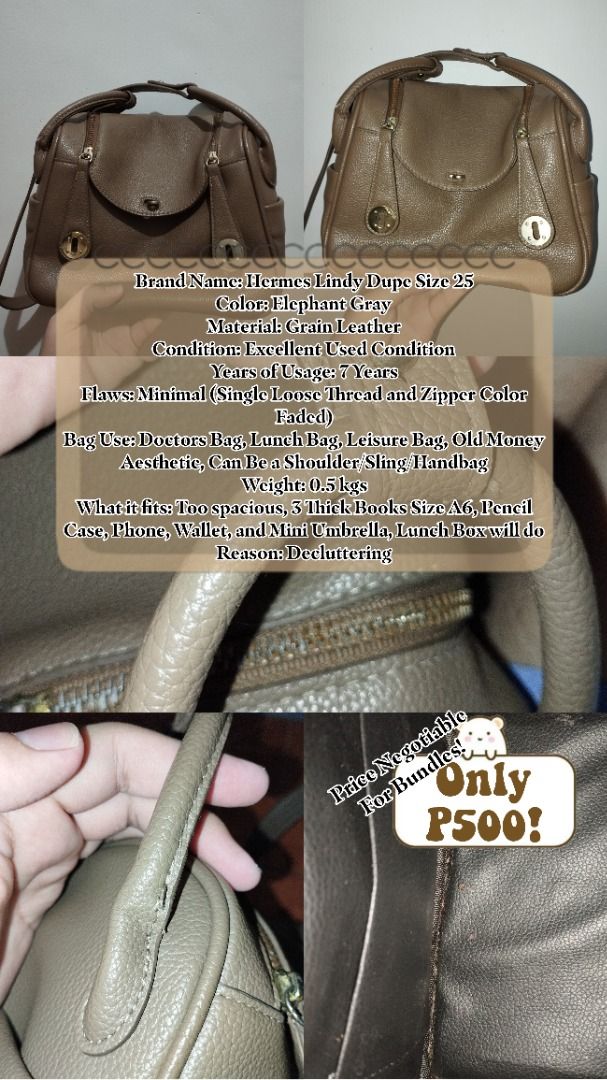 Authentic Jessie & Jane and Menard Shirayuri Bag and Lindy 25, Luxury ...