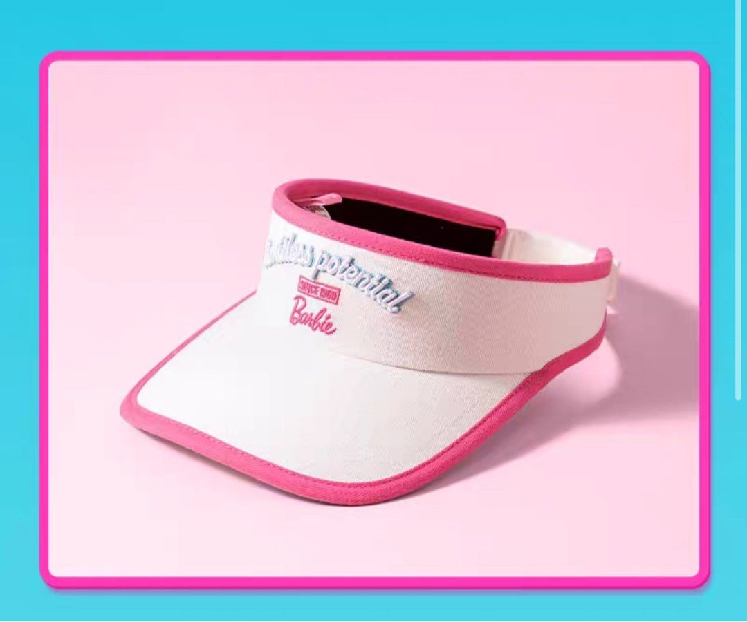 Barbie Miniso Sun Cap Hat Visor, Women's Fashion, Watches & Accessories ...