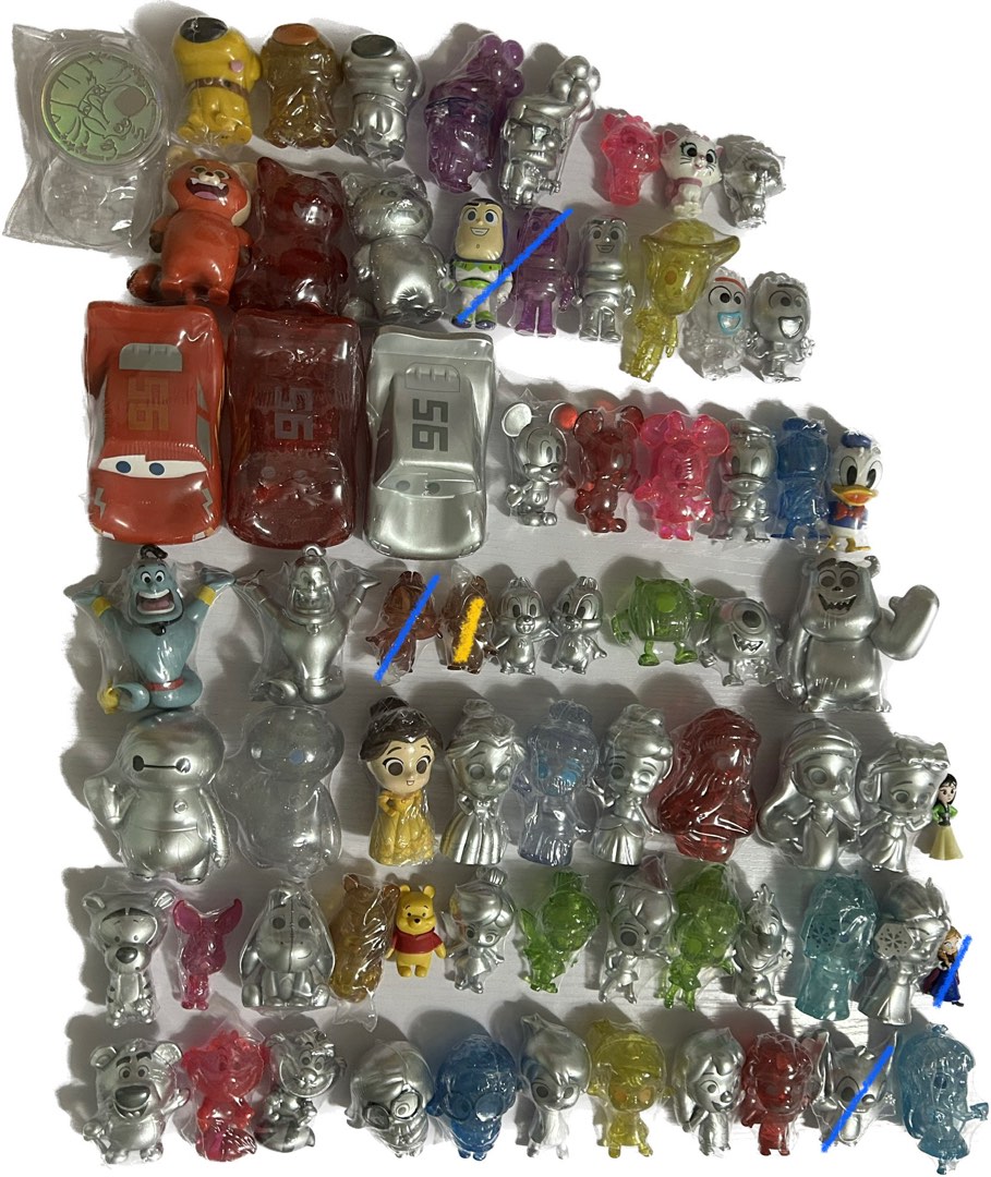Baymax LILO Stitch Joy Sadness Lotso Chip Dale Lightning McQueen car ...