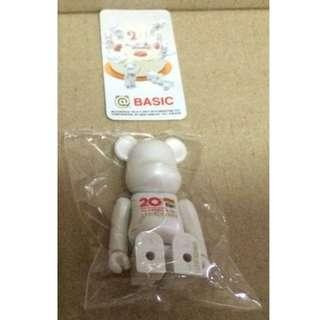 Bearbrick Series 32 Small B 100% Be@rbrick Medicom Plastic Bag Side ...