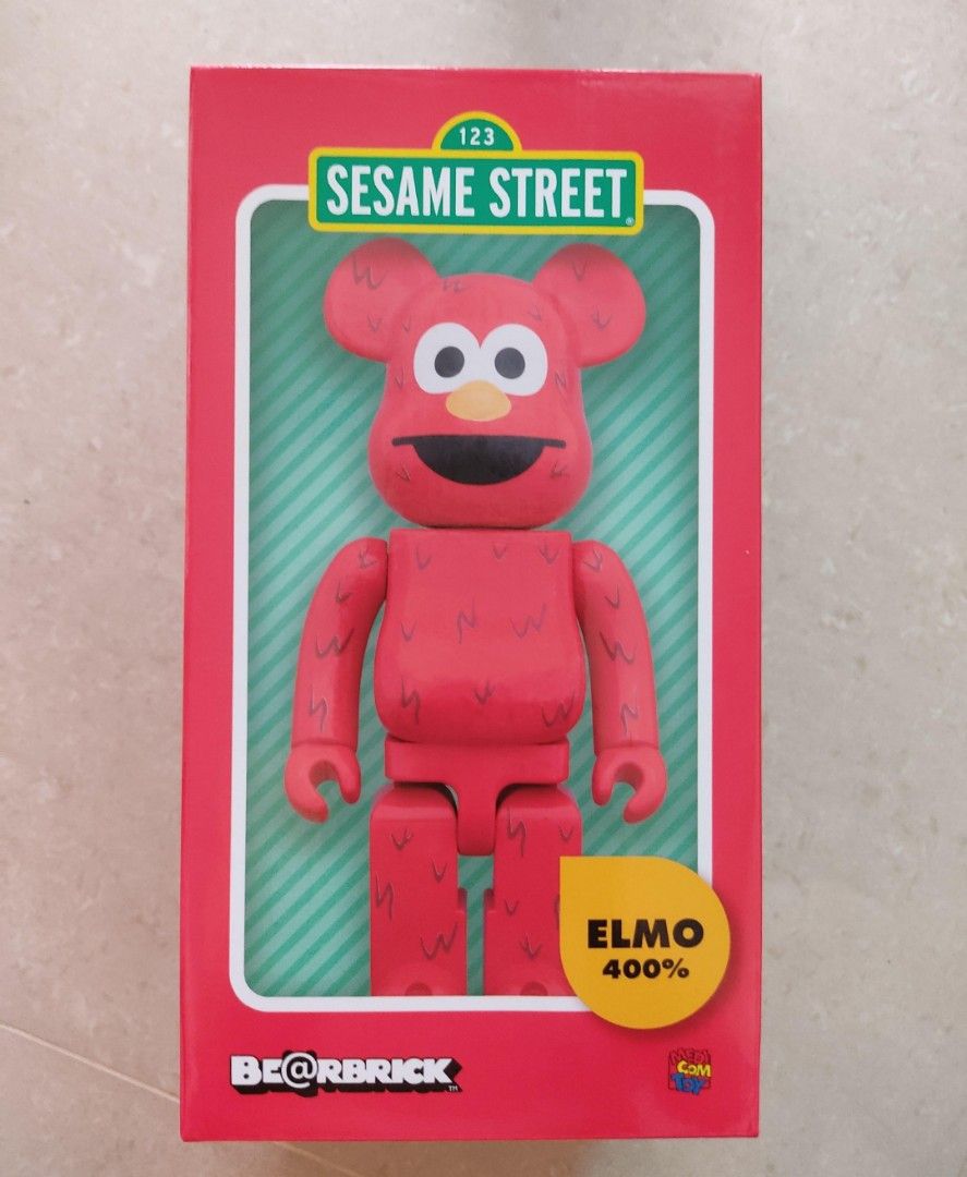 Be@rbrick Sesame Street Elmo 400%, Hobbies & Toys, Toys & Games on Carousell