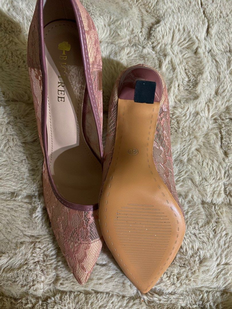 lace heels for coquette girlies, Women's Fashion, Footwear, Heels on ...