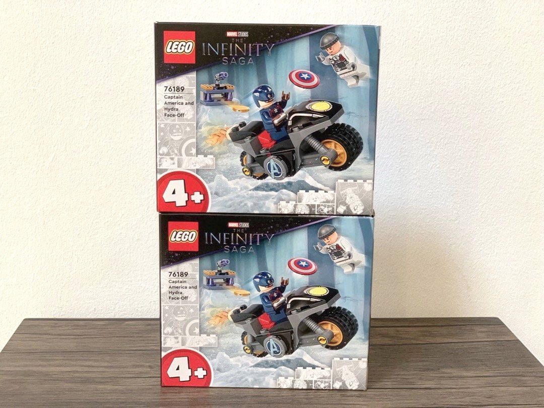 BINB Lego 76189 Captain America and Hydra Face-Off, Hobbies & Toys ...