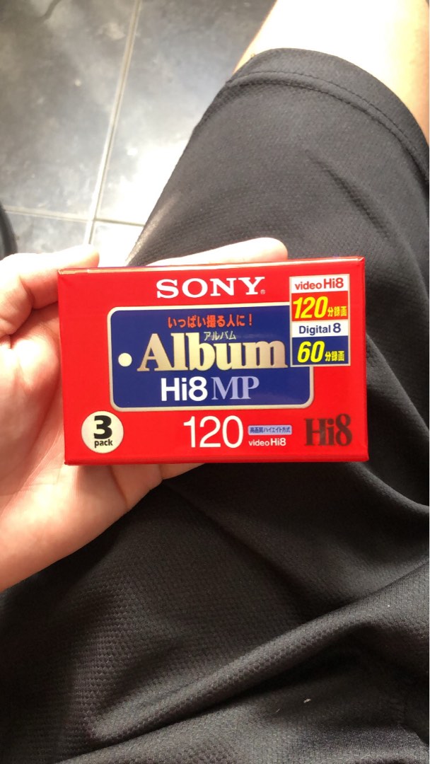 BLANK SONY HI8 VIDEO TAPE, Photography, Video Cameras on Carousell