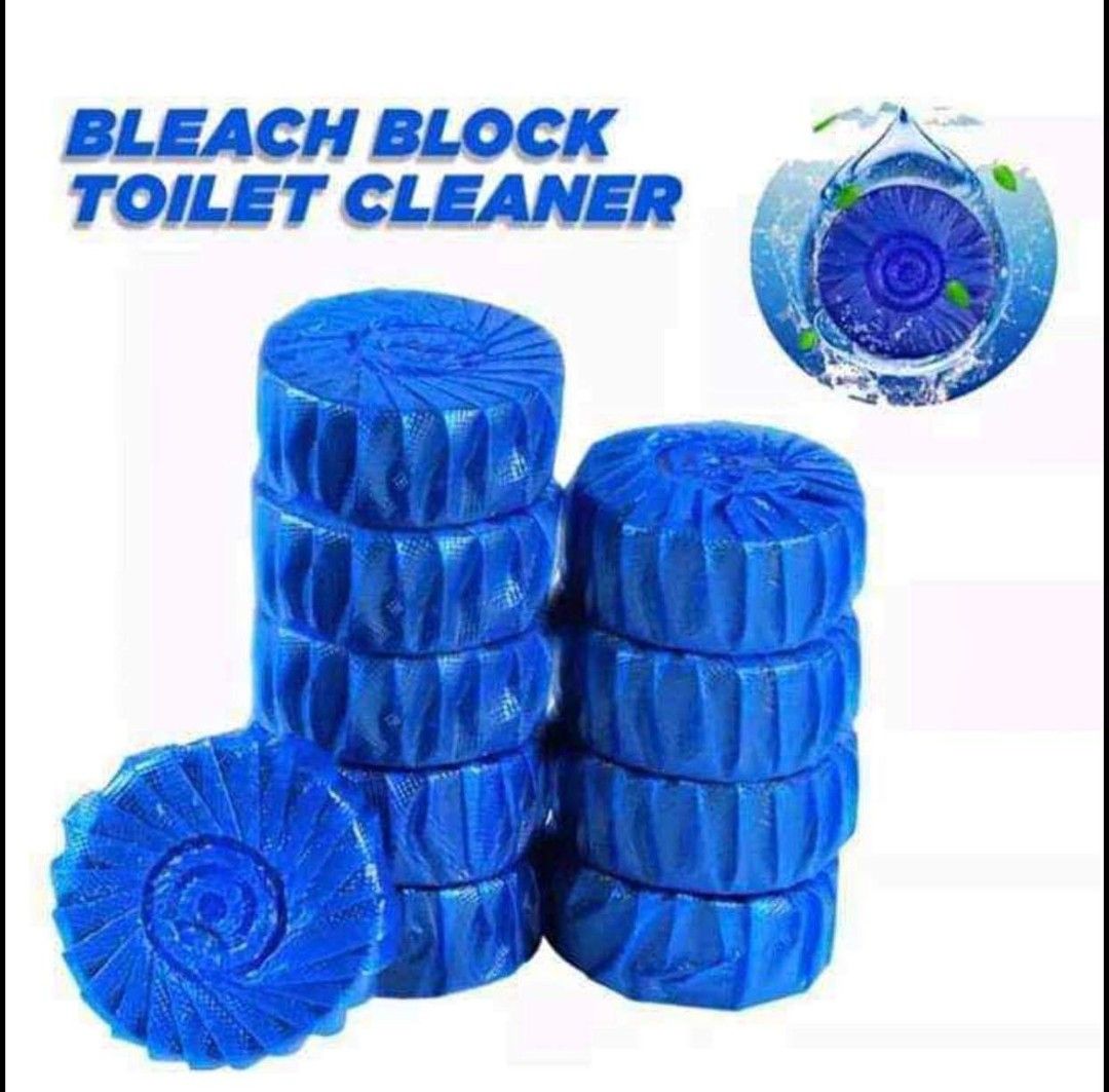 BLEACH BLOCK TOILET CLEANER, Furniture & Home Living, Cleaning ...