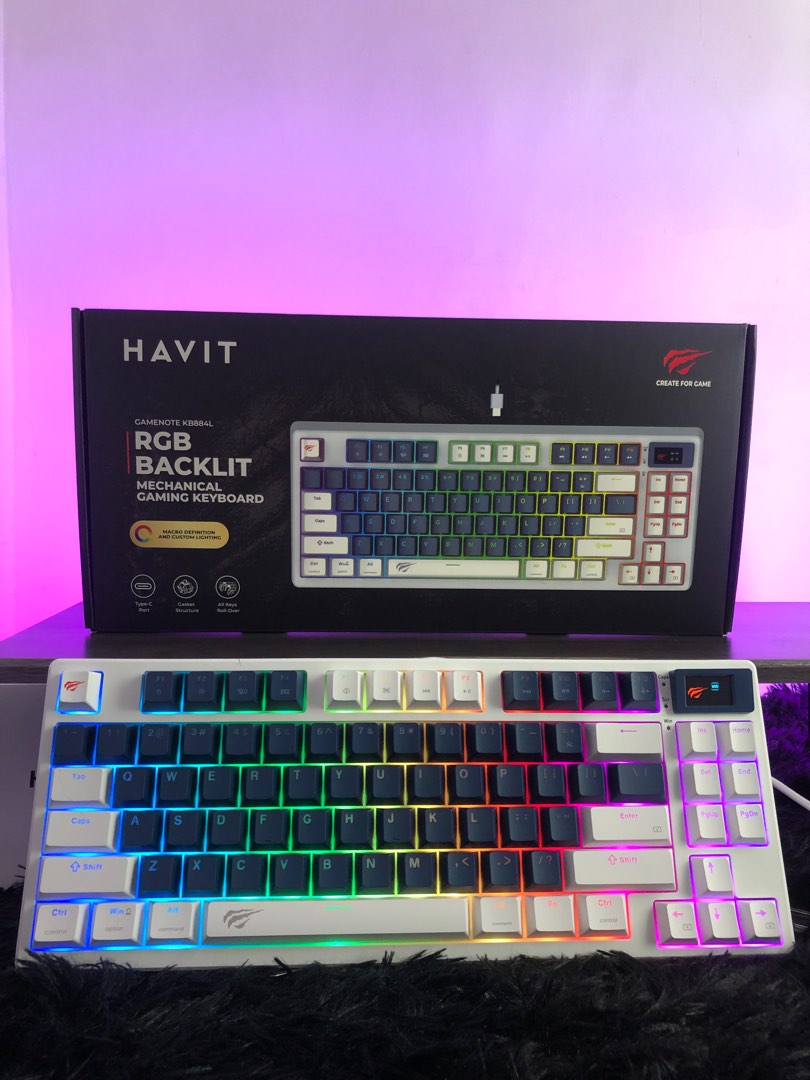 Brand new Havit KB884L 83 keys keyboard hotswappable, Computers & Tech ...