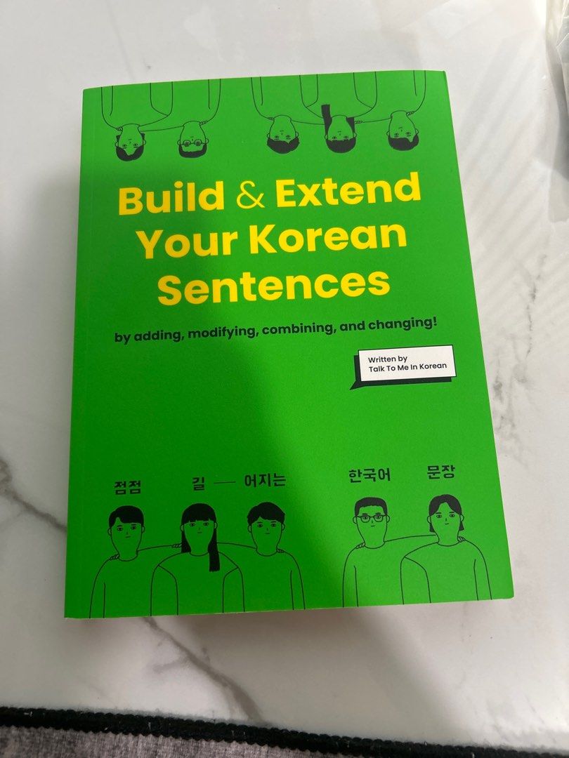 Build and Extend Your Korean Sentences by Talk To Me in Korean ...